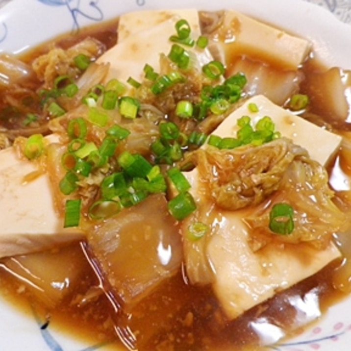 超簡単、白菜豆腐あんかけ レシピ・作り方 By Leopoo 楽天レシピ